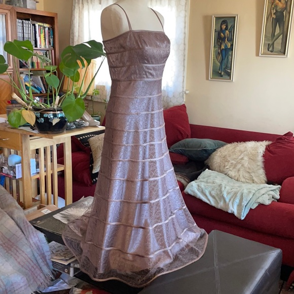 JS Collections | Dresses | Js Collection Gown Cocoa Size 2 | Poshmark